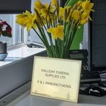 Plate Engraving - Halliday Funeral Supplies